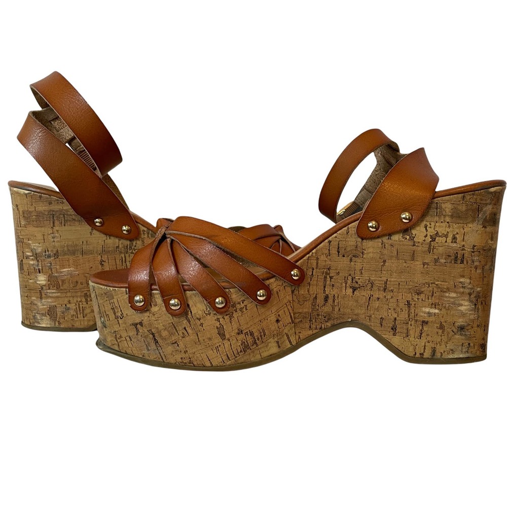 Retro Inspired Brown Platforms - Gem